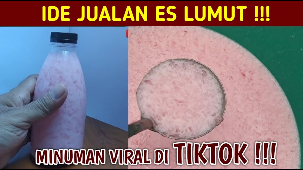 MINUMAN VIRAL TIKTOK || ES LUMUT || IDE JUALAN MINUMAN VIRAL - YouTube