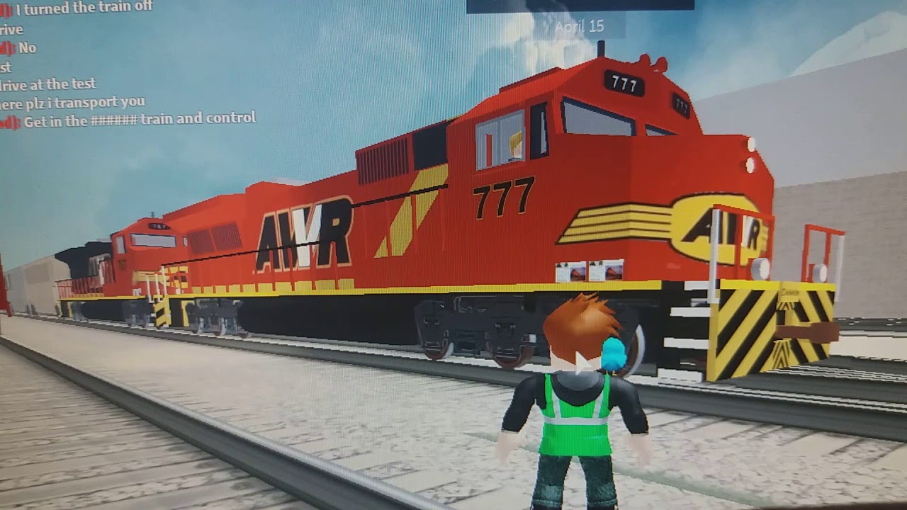 AWVR train 777 glitches and Denis repair train - YouTube