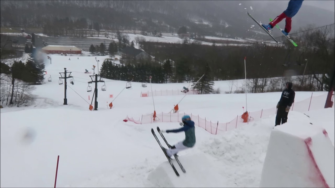 Synchronized Aerial Jumping At Bristol Mountain - YouTube
