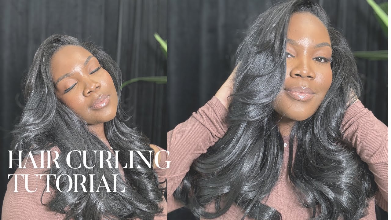 HOW TO CURL YOUR HAIR WITH A CURLING IRON | CURLING AND STYLING HAIR ...