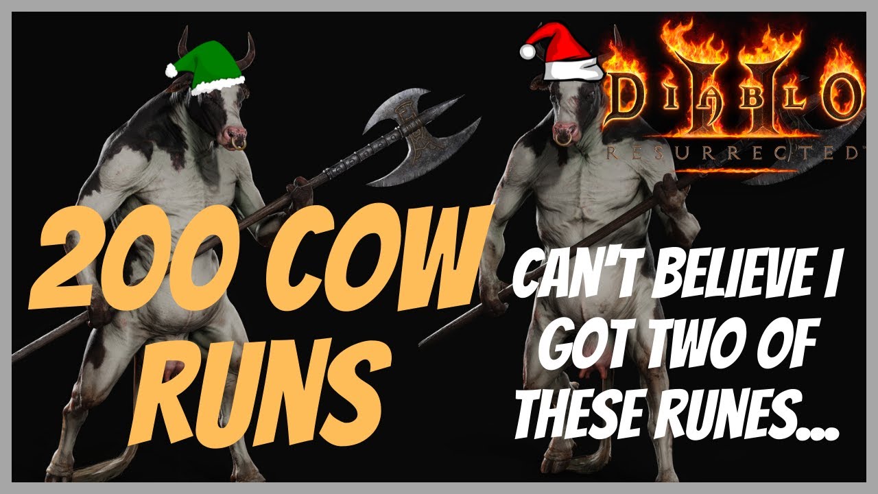 200 Hell Cow Runs | 0 MF vs 300 MF (100 each) | What Will Be More ...