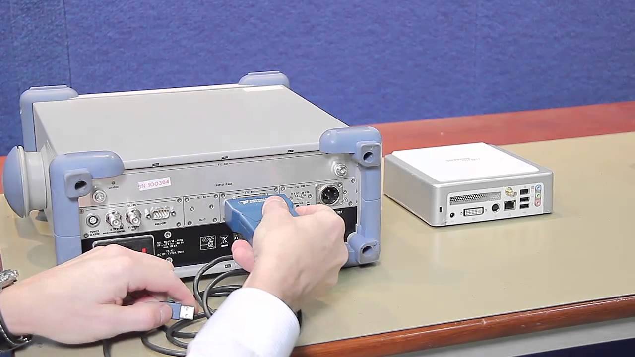 Connecting a spectrum analyzer to PC - YouTube