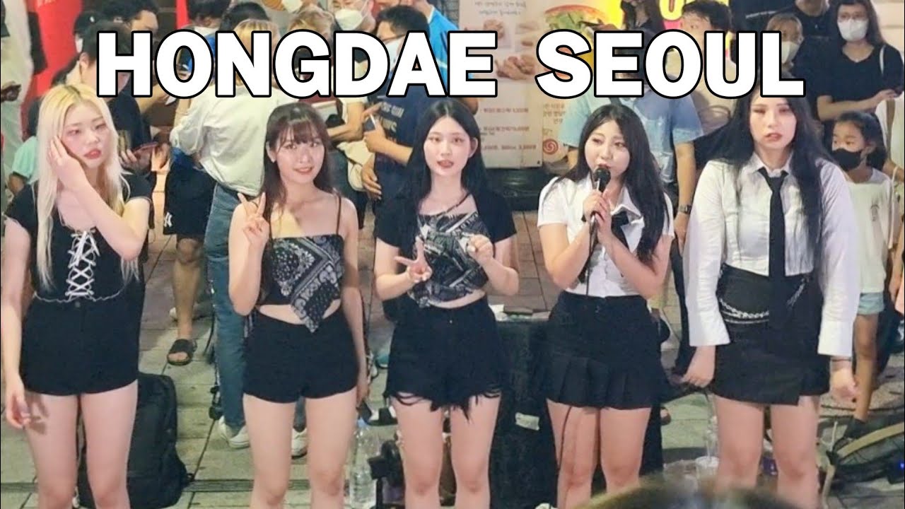 [4K]Hongdae walk night in Hongdae club street,shopping street & Hongdae ...