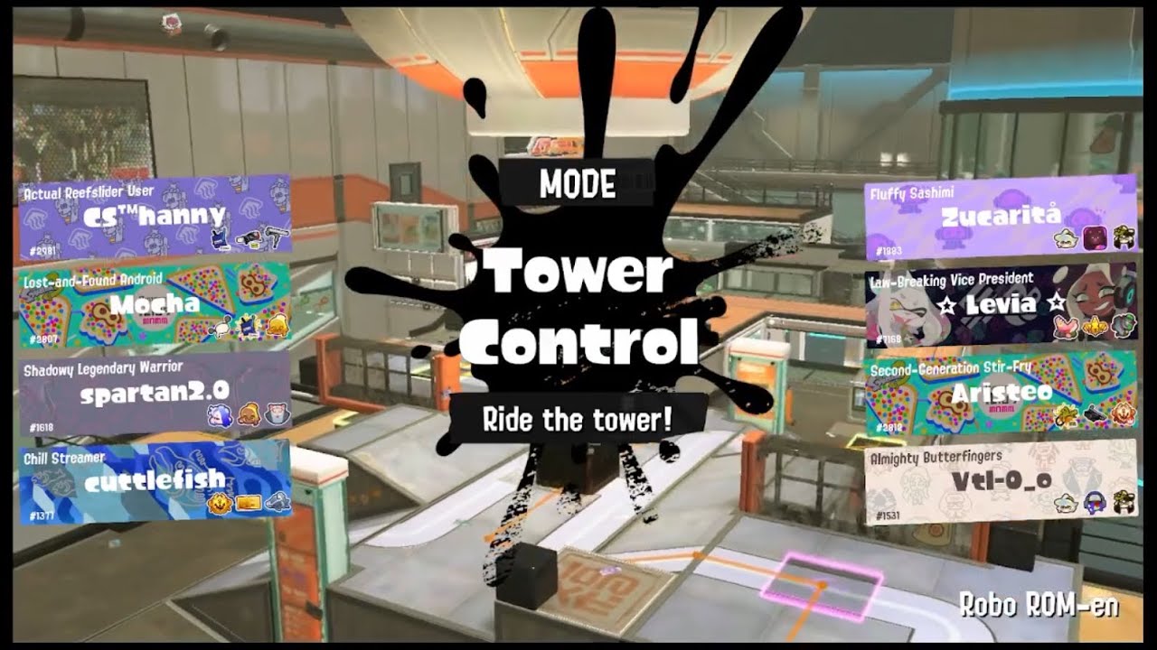 Tower control anarchy battles pt.1 hero splattershot - YouTube