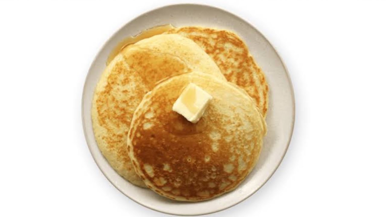 Morning delicious breakfast pancake with out pancake powder ...