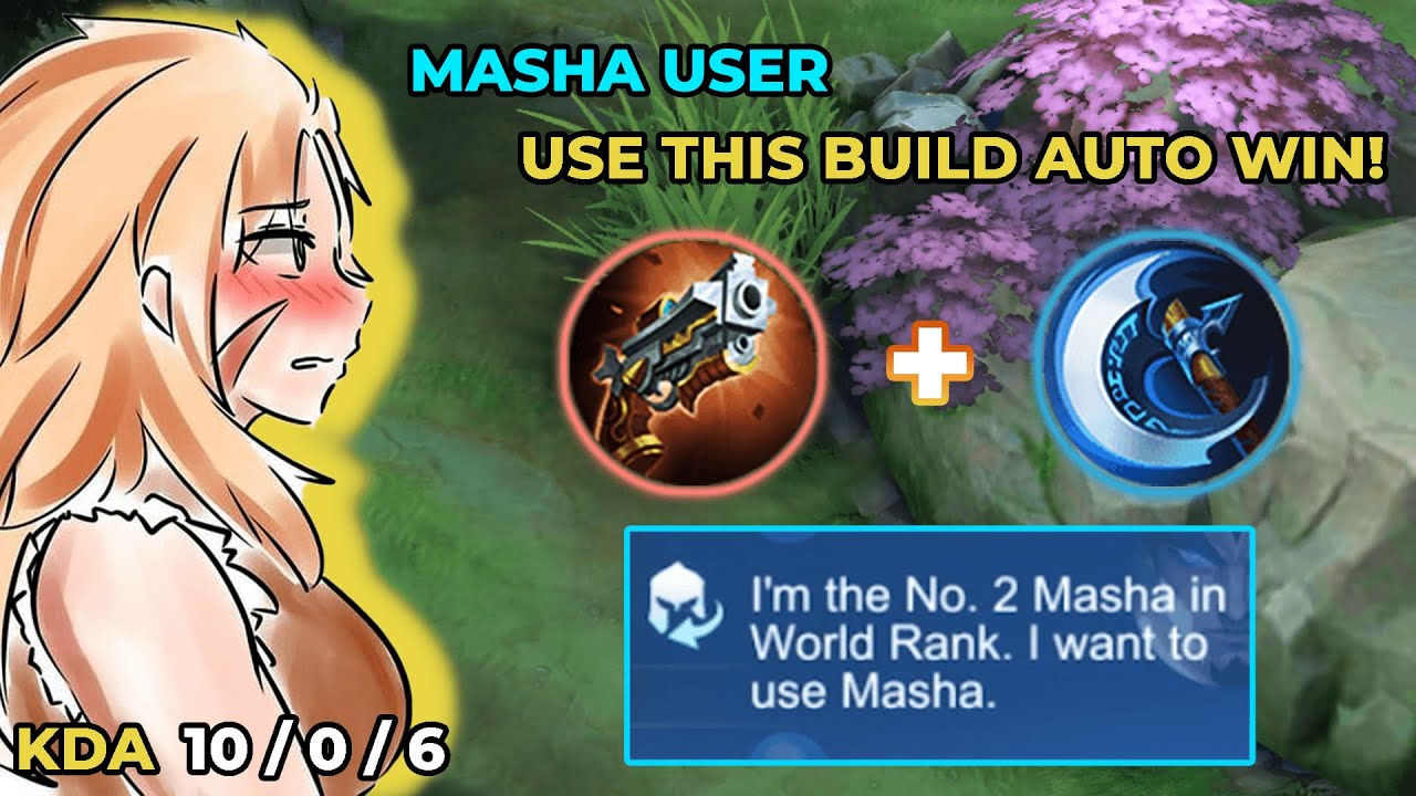 MASHA USER TRY THIS FULL CRITICAL DAMAGE ONE SHOT BUILD TO DESTROY ...