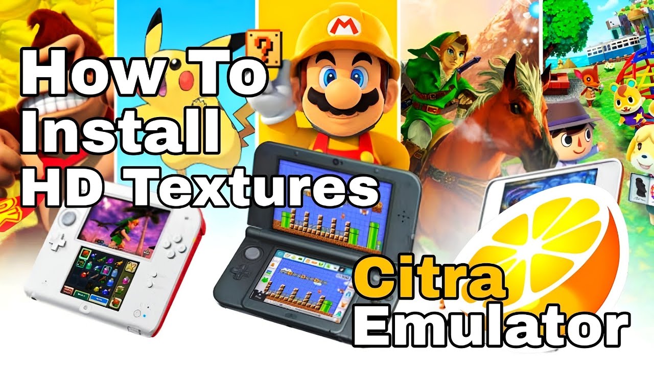 How To Install HD Texture Pack In Citra Emulator - YouTube