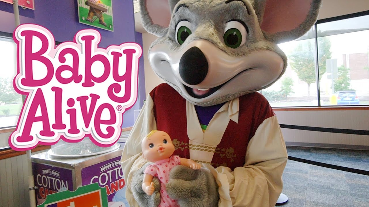 Baby Alive goes to Chuck E Cheese - YouTube