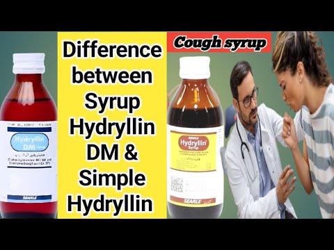 Hydryllin DM VS Hydryllin | hydryllin dm syrup | Dry cough treatment ...