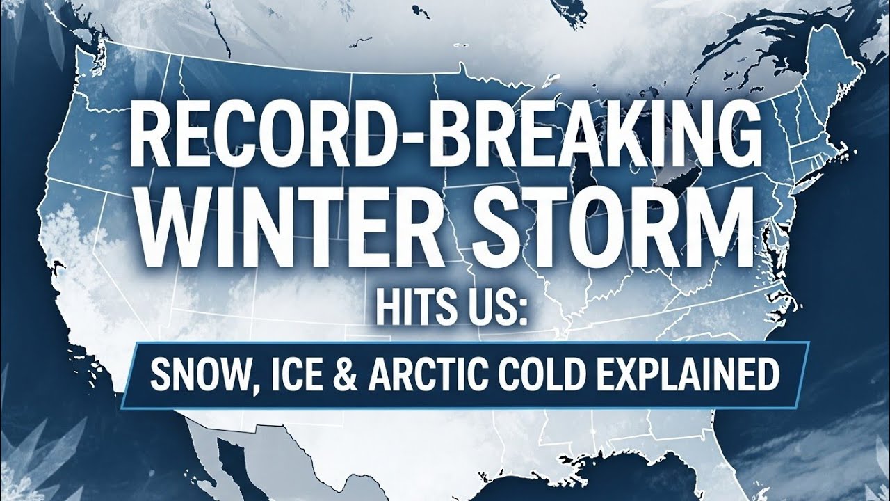 Record-Breaking Winter Storm Hits US: Snow, Ice & Arctic Cold Explained ...
