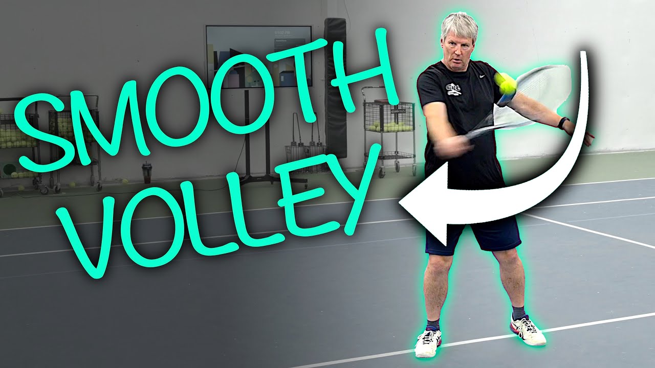 How to Hit a Smooth Backhand Volley (technique lesson) - YouTube