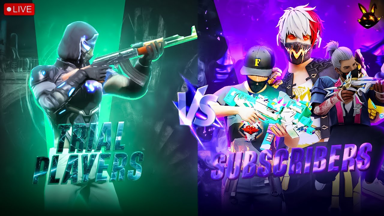 🔴[Live] TRIAL PLAYER TEST vs SUBSCRIBERS🔥|| JOIN GUYS ALL FUN ️SPRINT ...