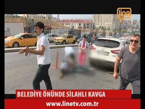 Belediye Önünde Silahlı Kavga 12 Ağustos 2015