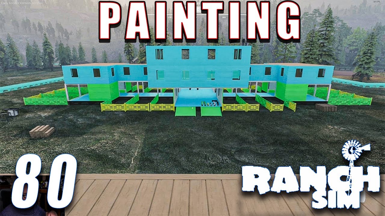 Getting My Building PAINTED - Ranch Simulator - #80 - YouTube