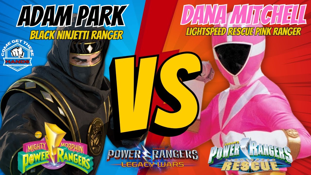 Adam Park Vs Dana Mitchell | Power Rangers Legacy Wars - YouTube