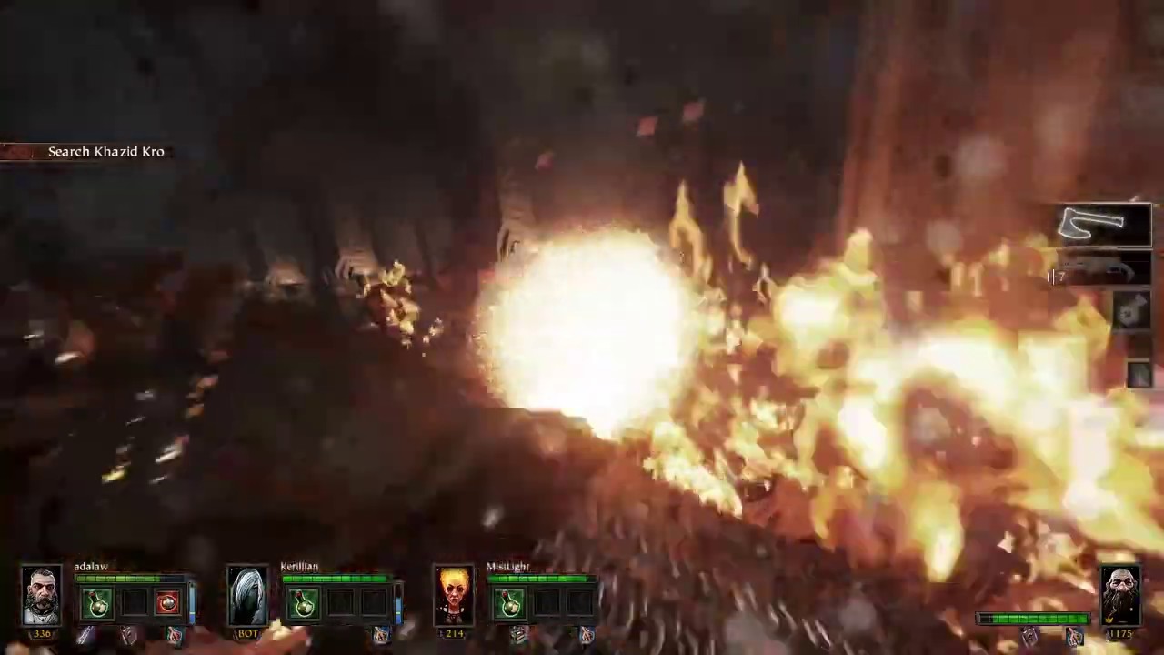 Vermintide - Khazid Kro Cataclysm w/ V2 Numbers (Bardin Axe / Grudge ...