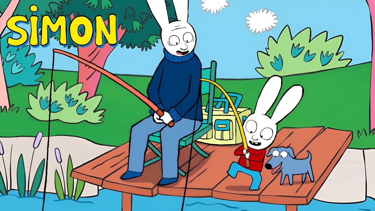 De hilarische avonturen van Simon en Opa 👴🎣 | Vlaamse Simon | 1 uur ...
