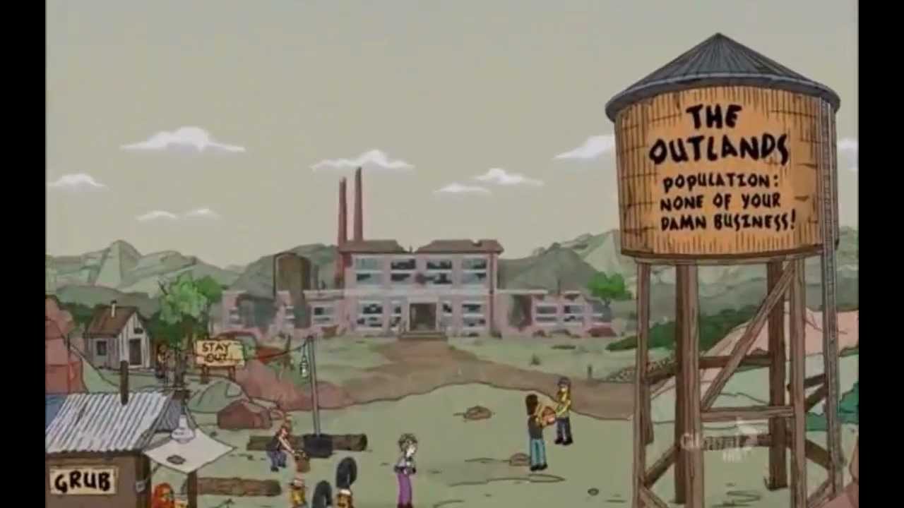 Die Outlands - Aus der 500. Simpsons Folge - YouTube