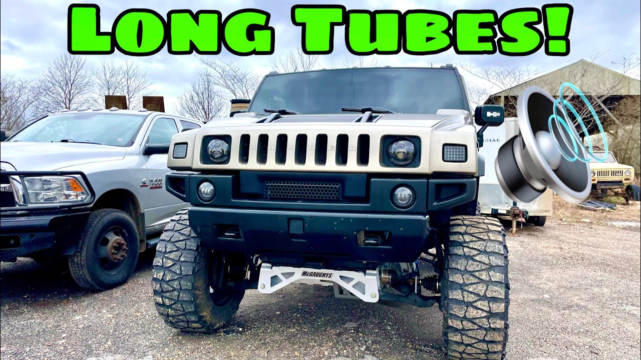 The Best Hummer H2 Custom Exhaust - YouTube