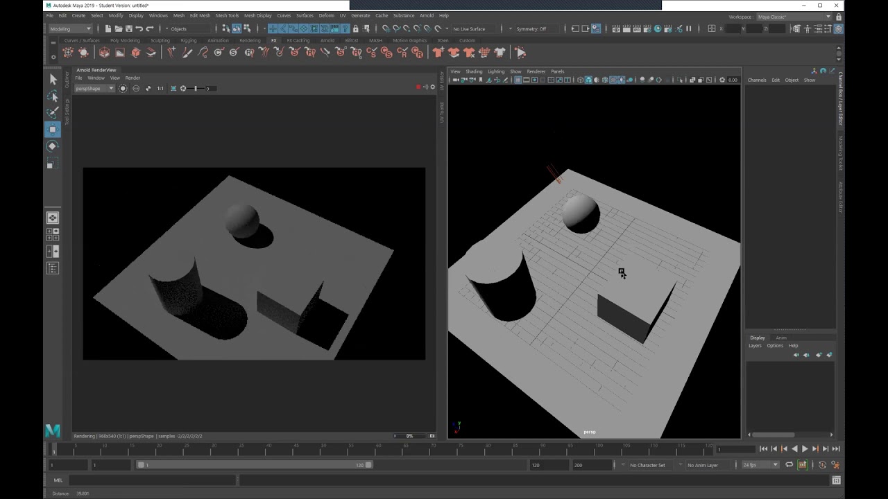 set up Direct Light source in Arnold for Maya - YouTube