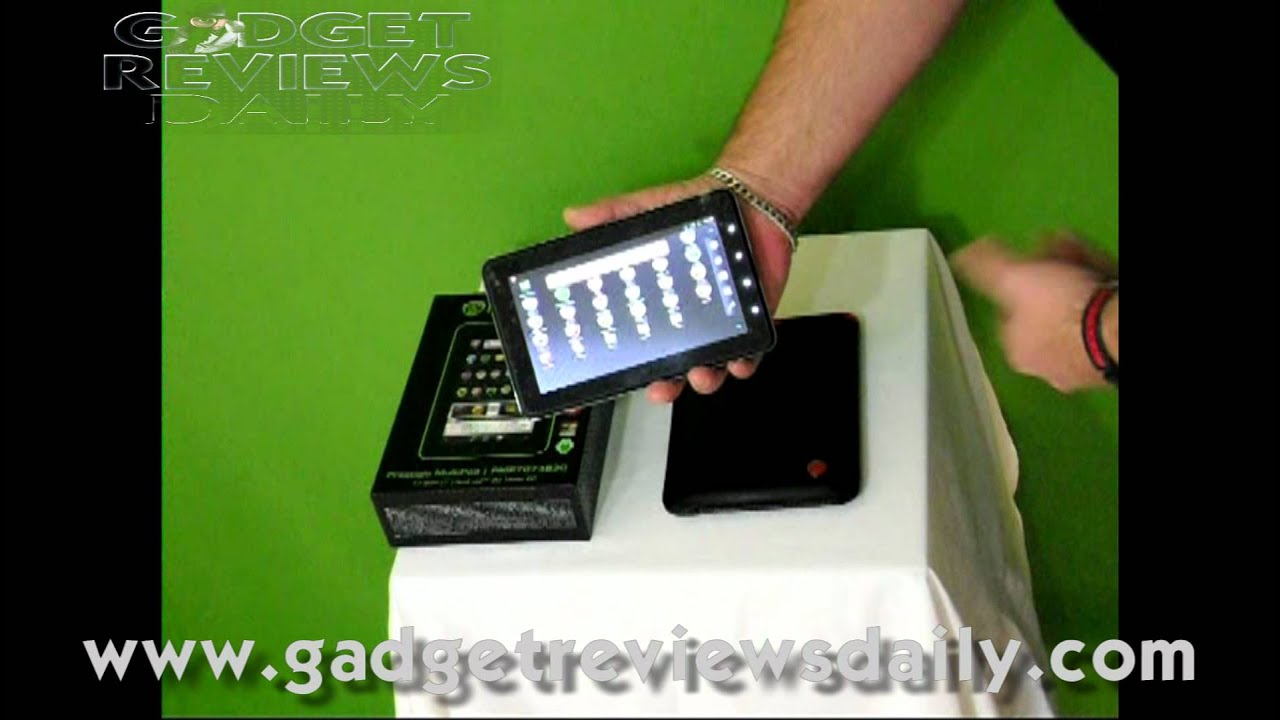 Prestigio PMP 7074b 3G Android Tablet Review - YouTube
