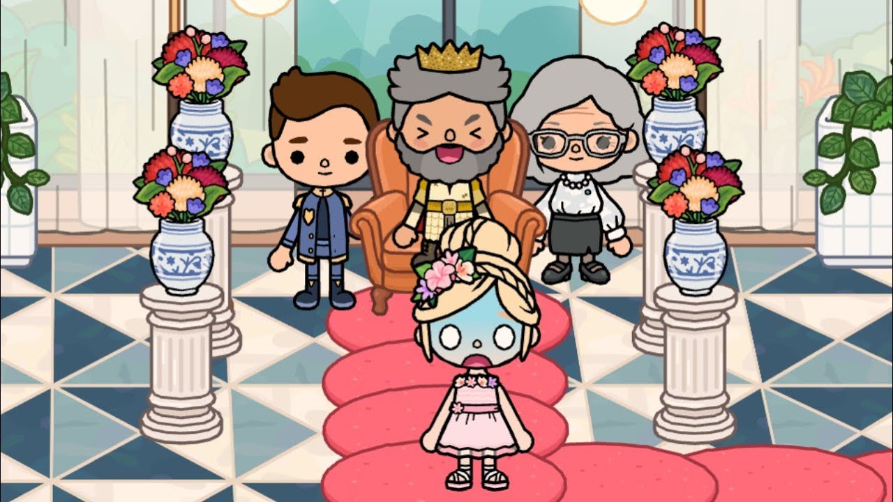 Adopted by the king because..! 🙀‼️ Toca Life World Mini Movie 🎬 (With ...