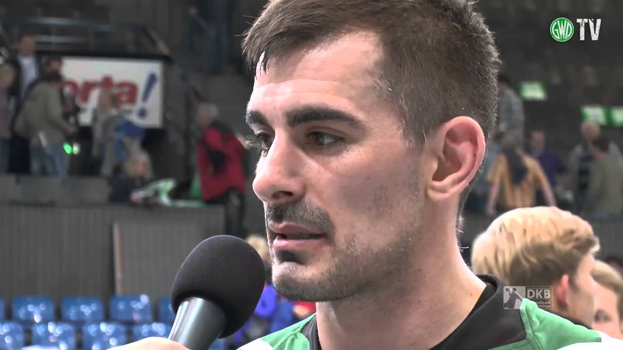 Interviews mit Jörg Lützelberger und Dalibor Doder nach dem Spiel GWD ...