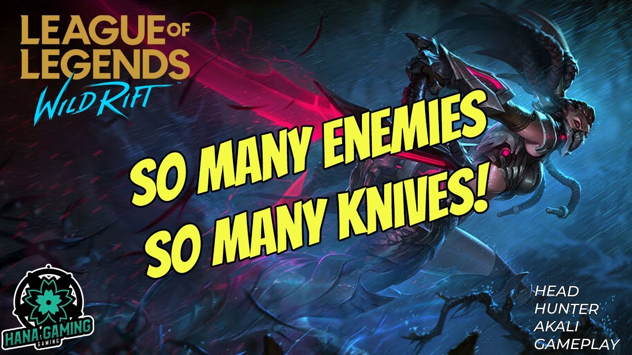 Akali Headhunter Gameplay League Of Legends Wild Rift iPhone 12 - YouTube