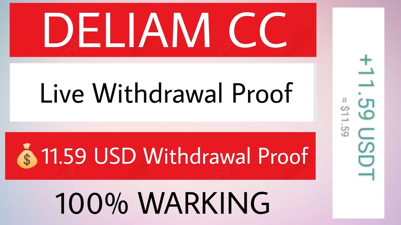 DELIAM APP !! FREE BITCOIN MINING SITE WITHOUT INVESTMENT||| 11$ LIVE WITHDRAWAL 💵 - YouTube