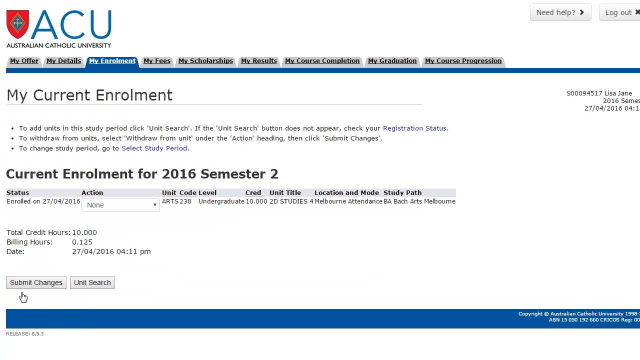 How to enrol via Student Connect - YouTube