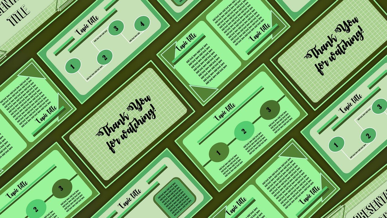 Green Formal Aesthetic PowerPoint ANIMATED| PPT#32.2 | Animated Slide ...
