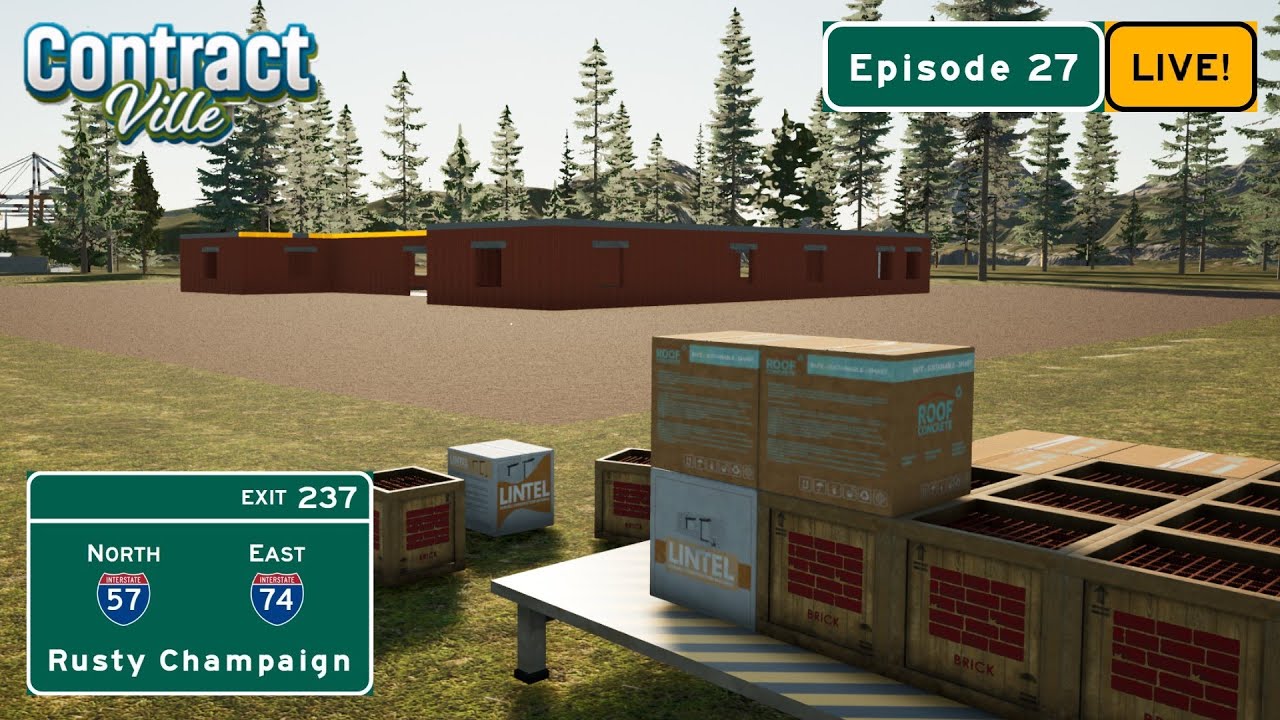 ContractVille Live! - Ivan's Three-Story House Build! PART 2 Episode 27 ...