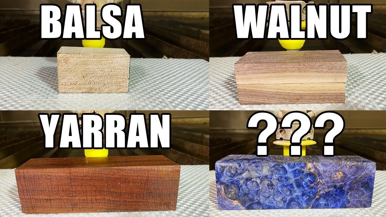 How Strong Is The World's Strongest Wood? - Waterjet Test - YouTube