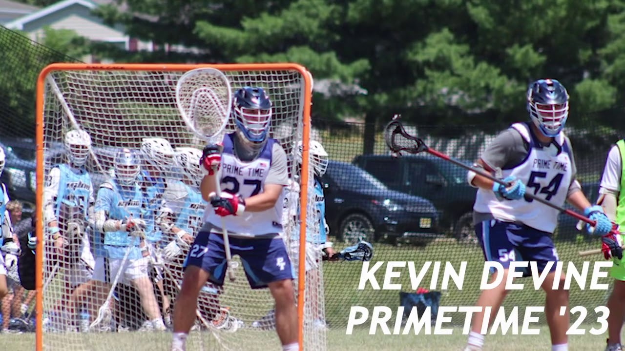 Kevin Devine 2020 summer lacrosse highlights, class 2023 - YouTube