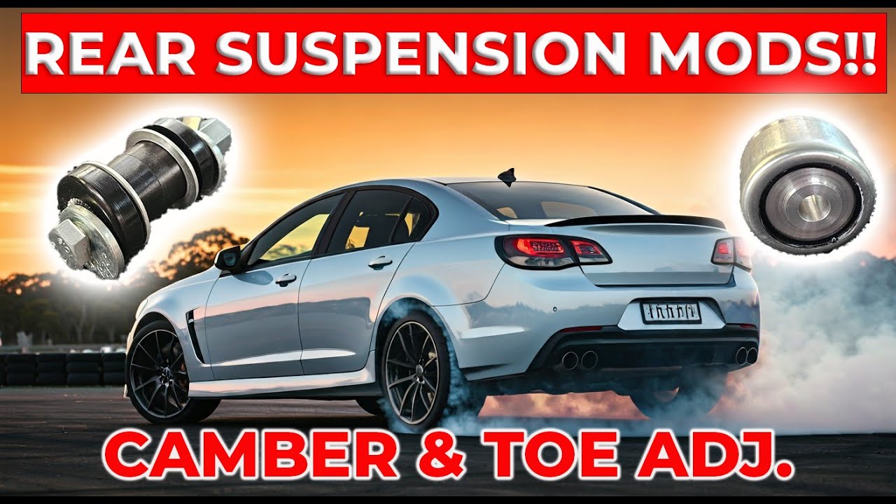 VE/VF Commodore Rear Suspension Camber & Toe Adjustment | K-MAC Mods ...