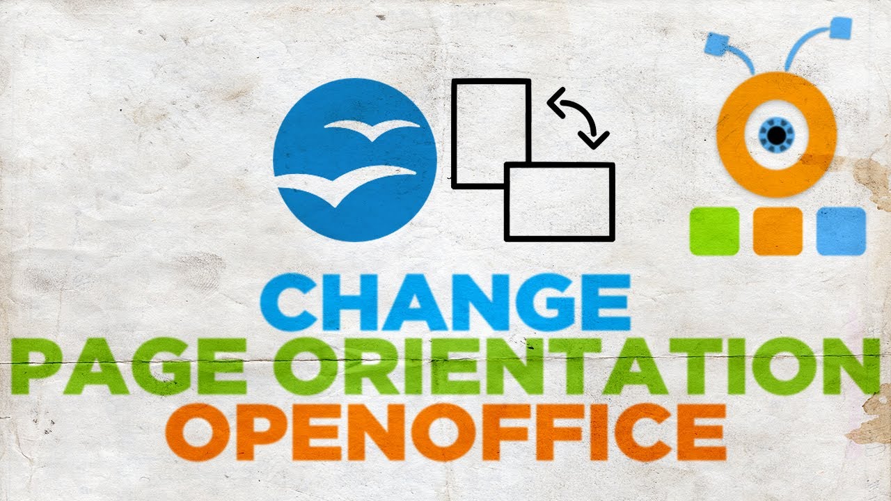 How to Change the Page Orientation in Open Office - YouTube