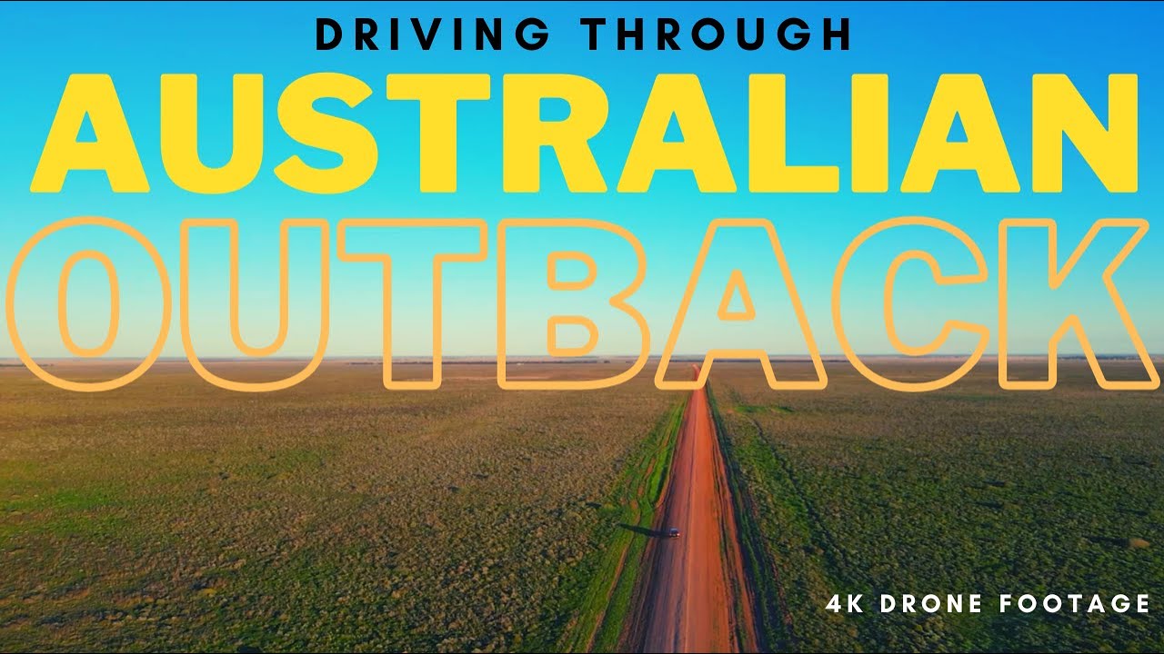 Hillston to Mungo National Park - Australian Outback - 4K Drone Shots ...