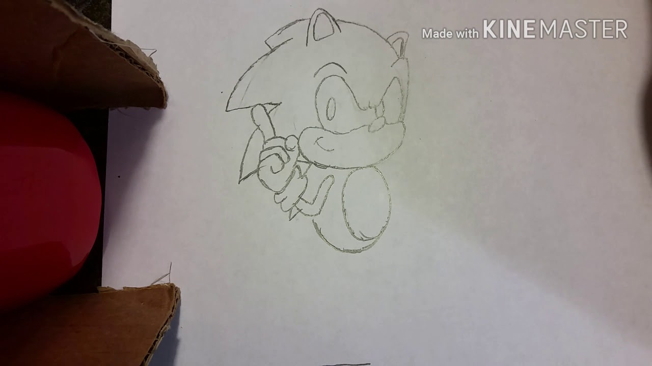 How To Draw Classic Sonic - YouTube
