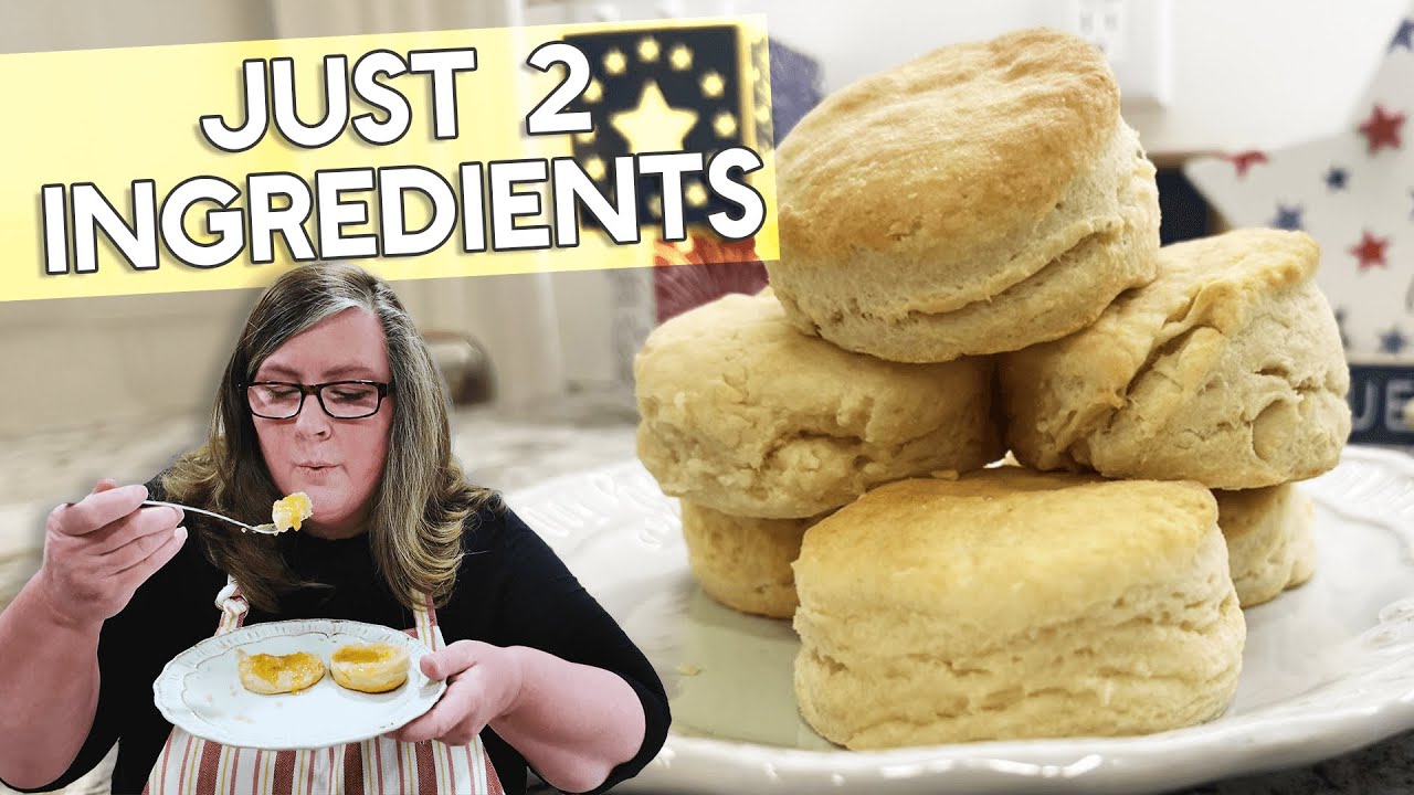 How to Make 2-Ingredient Biscuits | Fast and Easy Recipe - YouTube