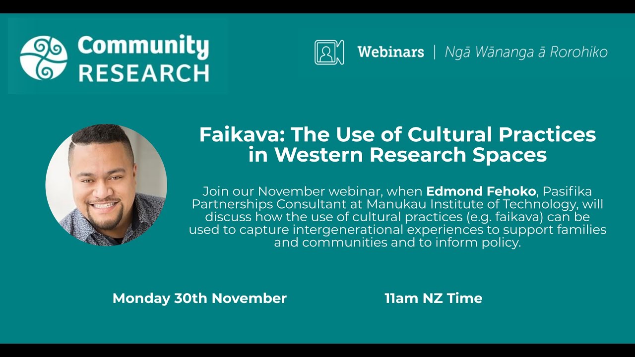 Faikava: The Use of Cultural Practices in Western Research Spaces - YouTube