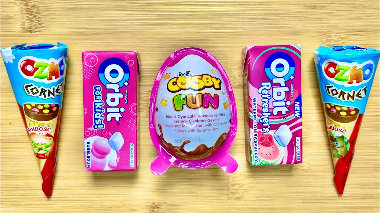 New Some Lot's of Candy Ozmo, Cosby Fun and Orbit Sweets Unpacking | ASMR | Satisfying Video ...