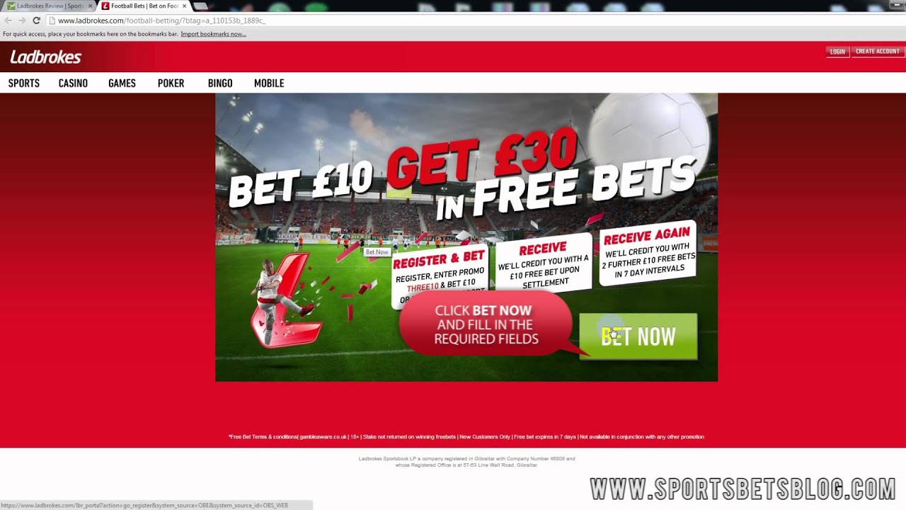 Ladbrokes Sign-up Tutorial by SportsBetsBlog.com - YouTube