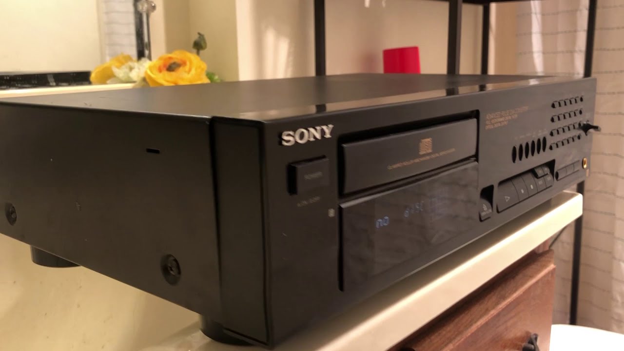 SONY CDP-XA1ES Single-Disc CD PLAYER - Minor Crack - YouTube