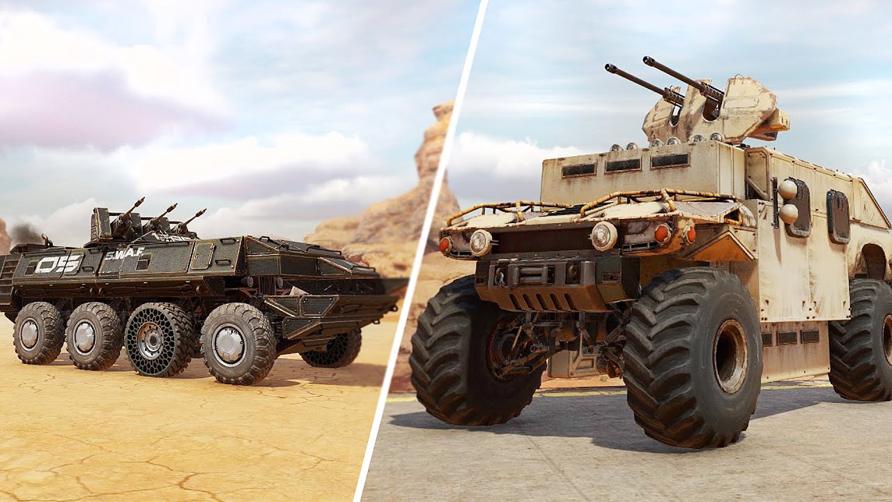 The BEST MILITARY Vehicles in Crossout - YouTube