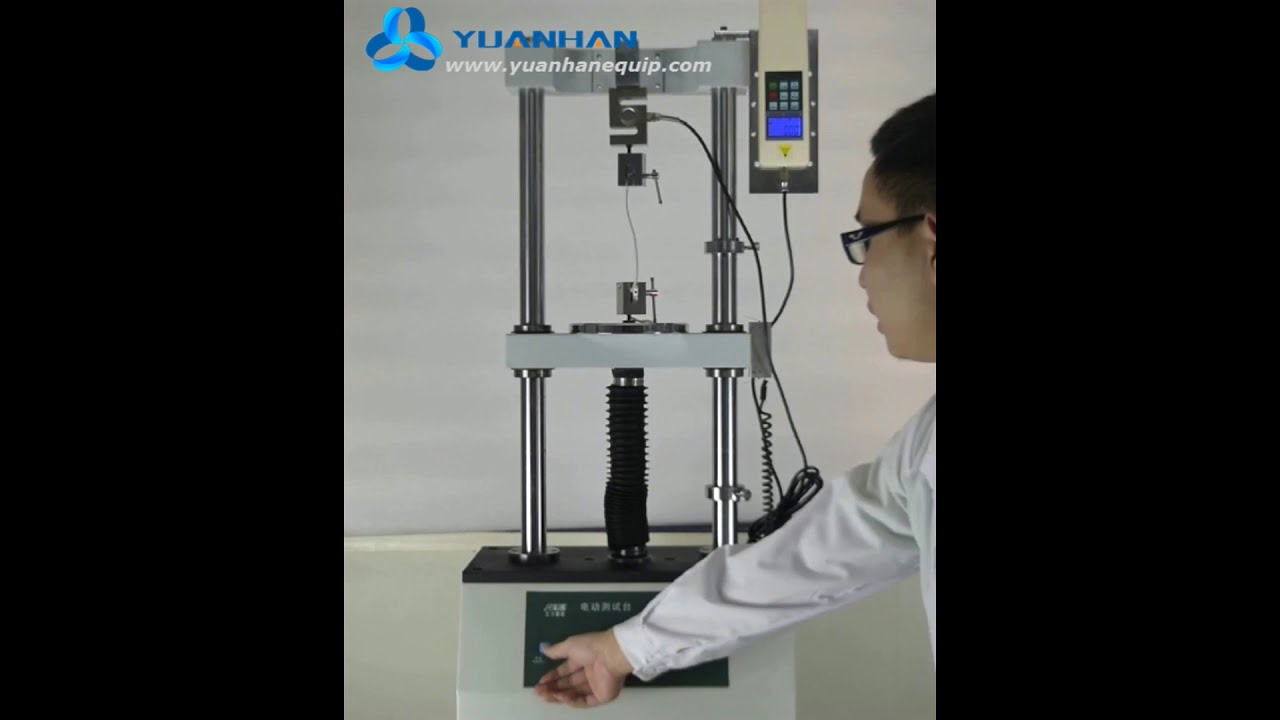 Electric Vertical Tensile Testing Machine YH-AEV - Yuanhan - YouTube