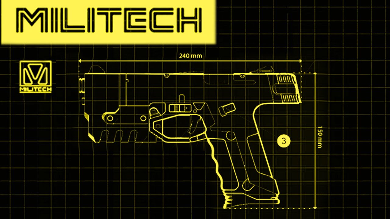 [CyberArmaments] Militech M-10AF Lexington - YouTube