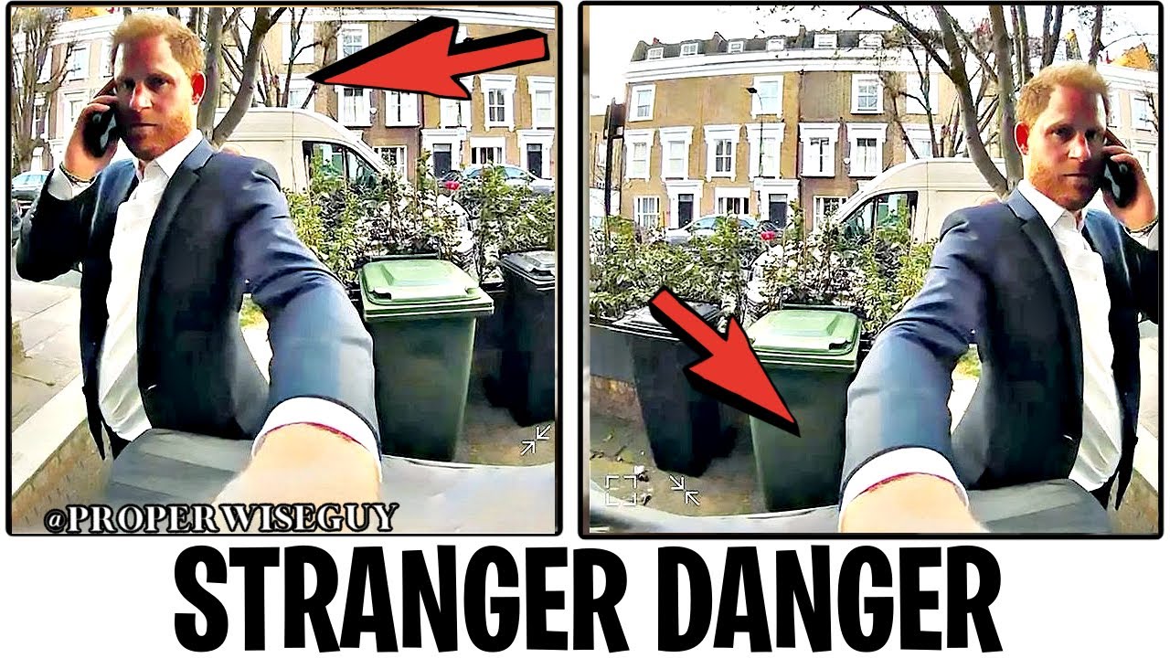 ZERO SECURITY?! PRINCE HARRY Caught on Camera Wandering DOOR to DOOR in ...