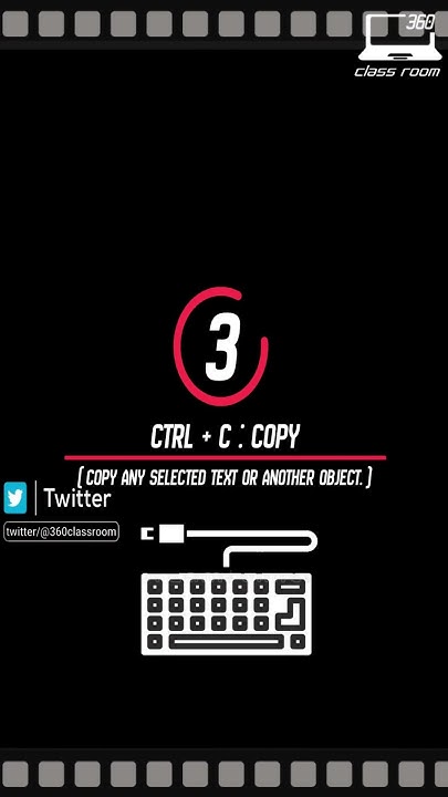 What is Ctrl +C ? | Copy shortcut key - YouTube