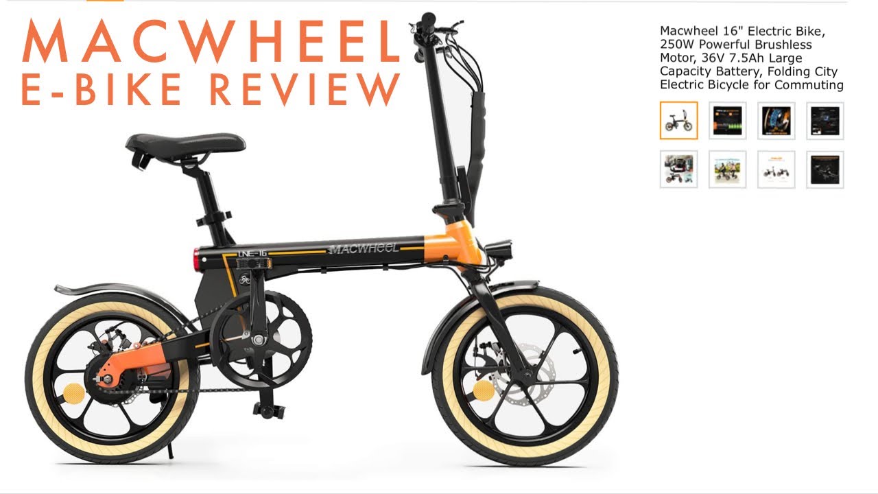 Macwheel electric commuter bike quickie honest review - YouTube