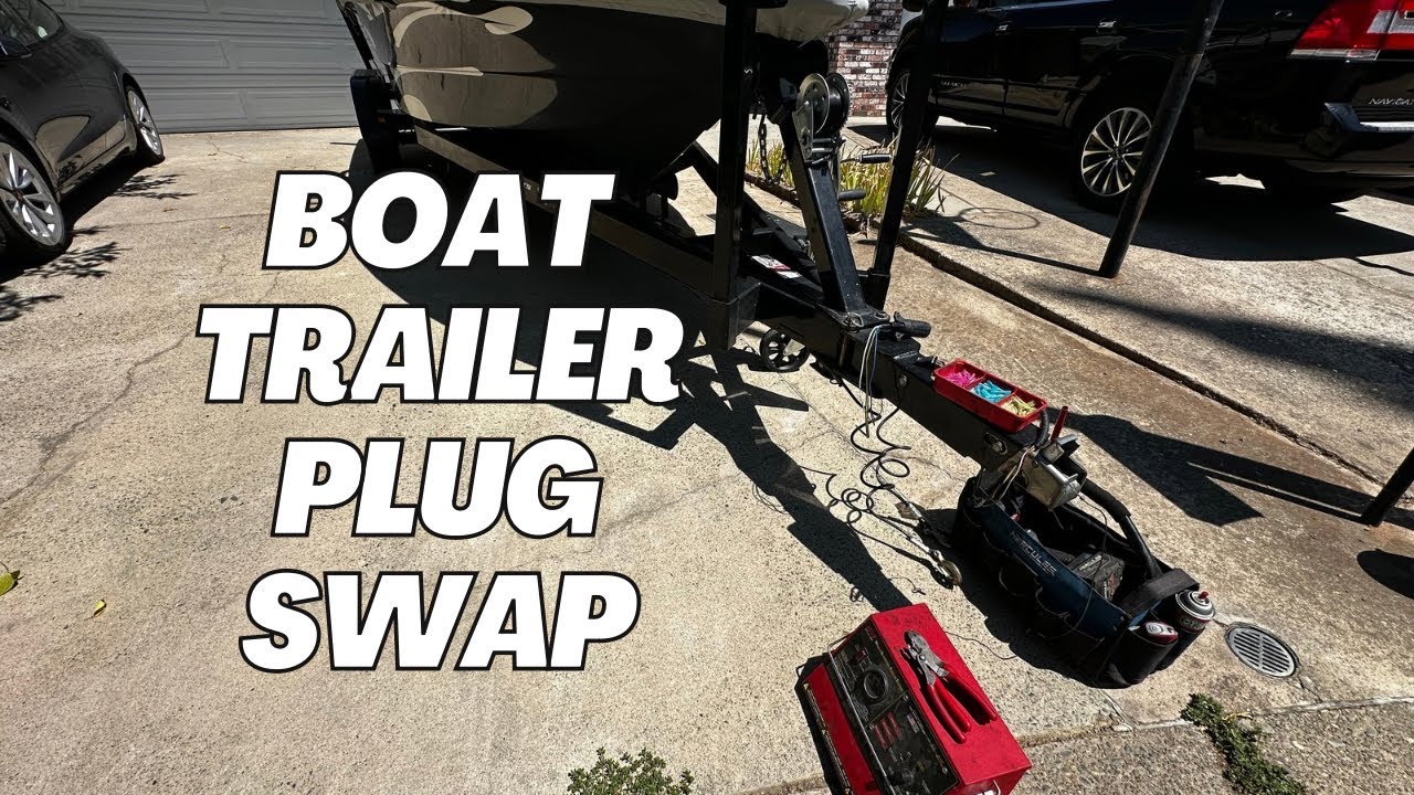 Quick Boat Trailer Plug Swap - YouTube